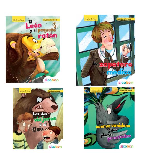 Libro Colección Fábulas De Esopo Surt 4 Toys Mayoreo